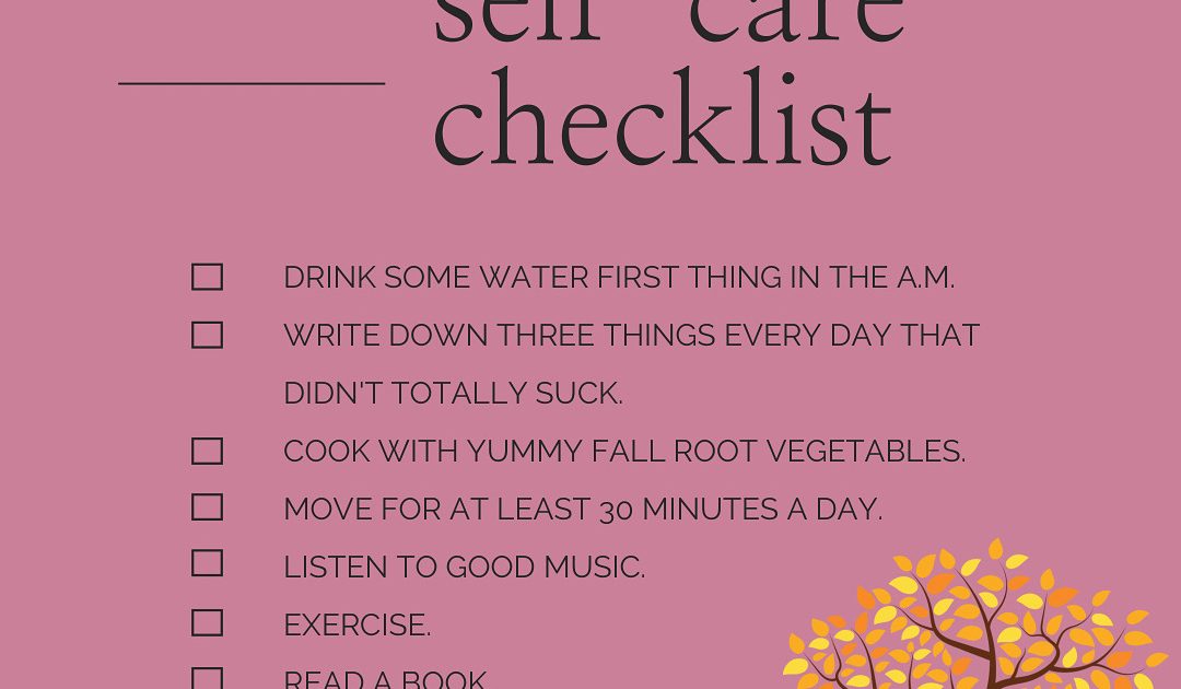 Fall Self-Care Checklist - Erica Diamond